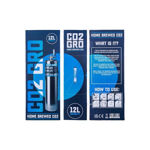 12L DIY CO2 Generation System (With Solenoid) CO2Gro